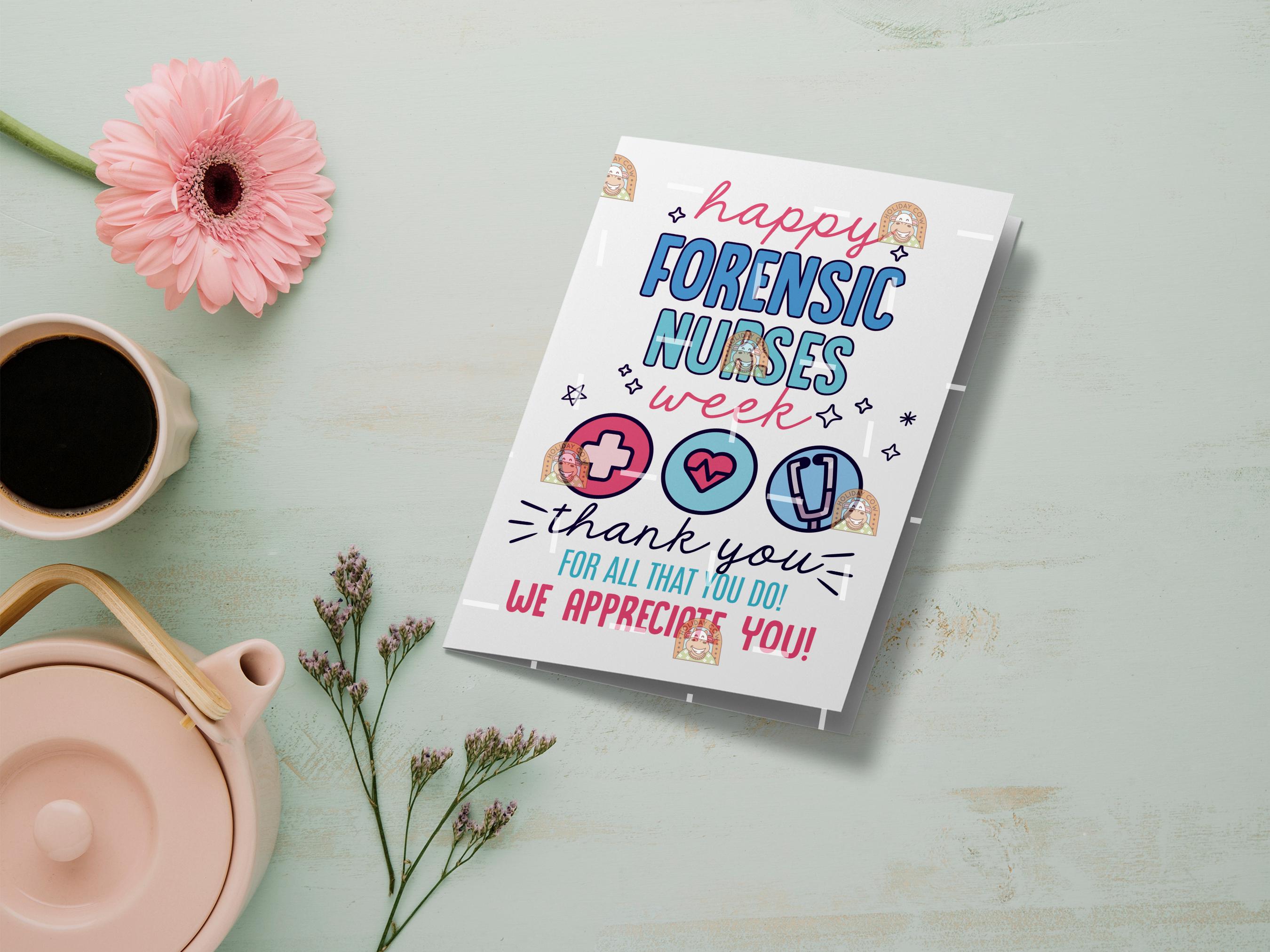 Forensic Nurses Week Card Printable, Forensic Nurse Gift, SANE Nurse ...