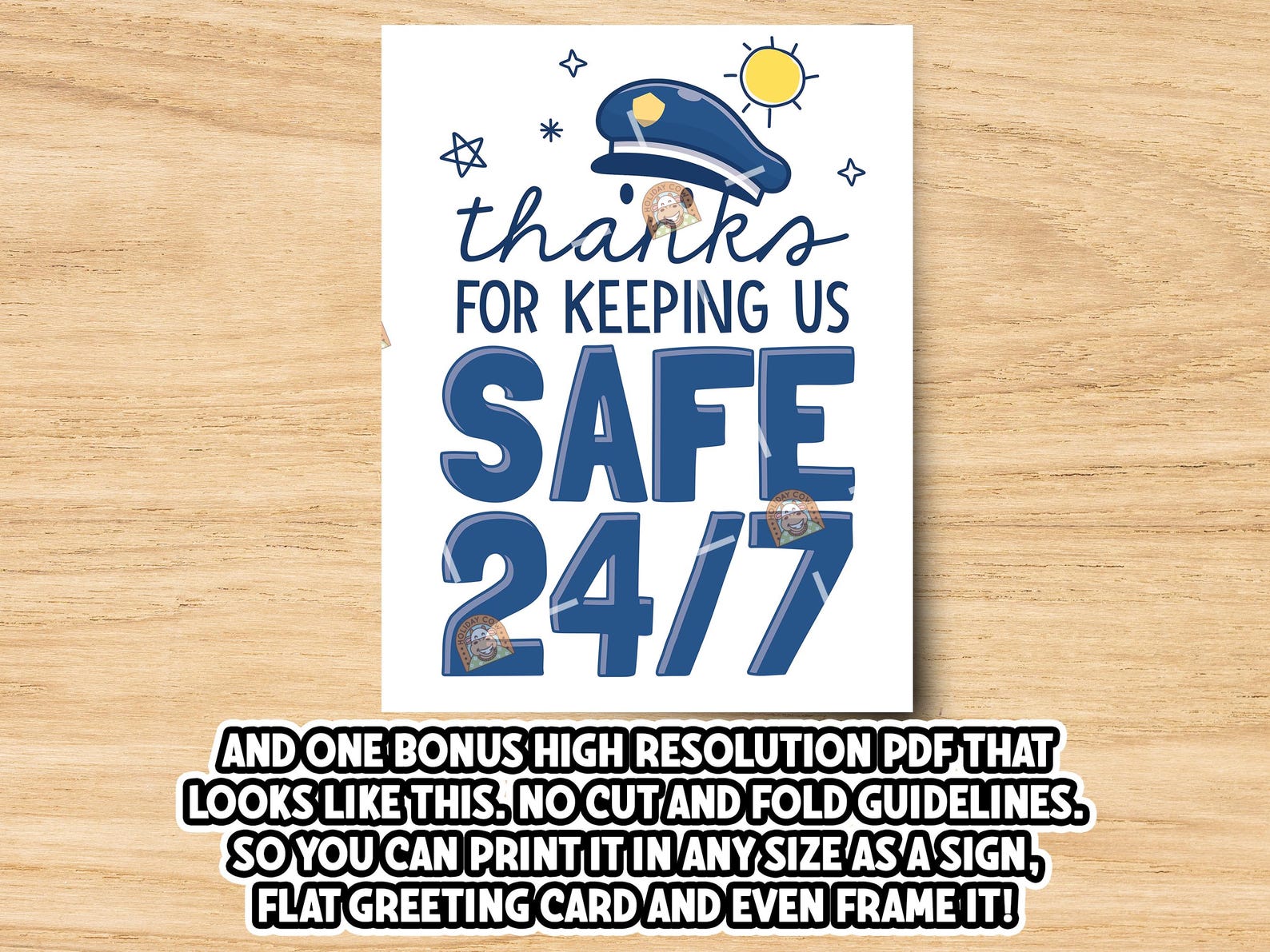 Security Officers Appreciation Gift Printable, Security Officers Week ...
