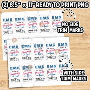 EMS Week Gift Tag, Ems Week Tag Printable, Ems Appreciation Tag ...