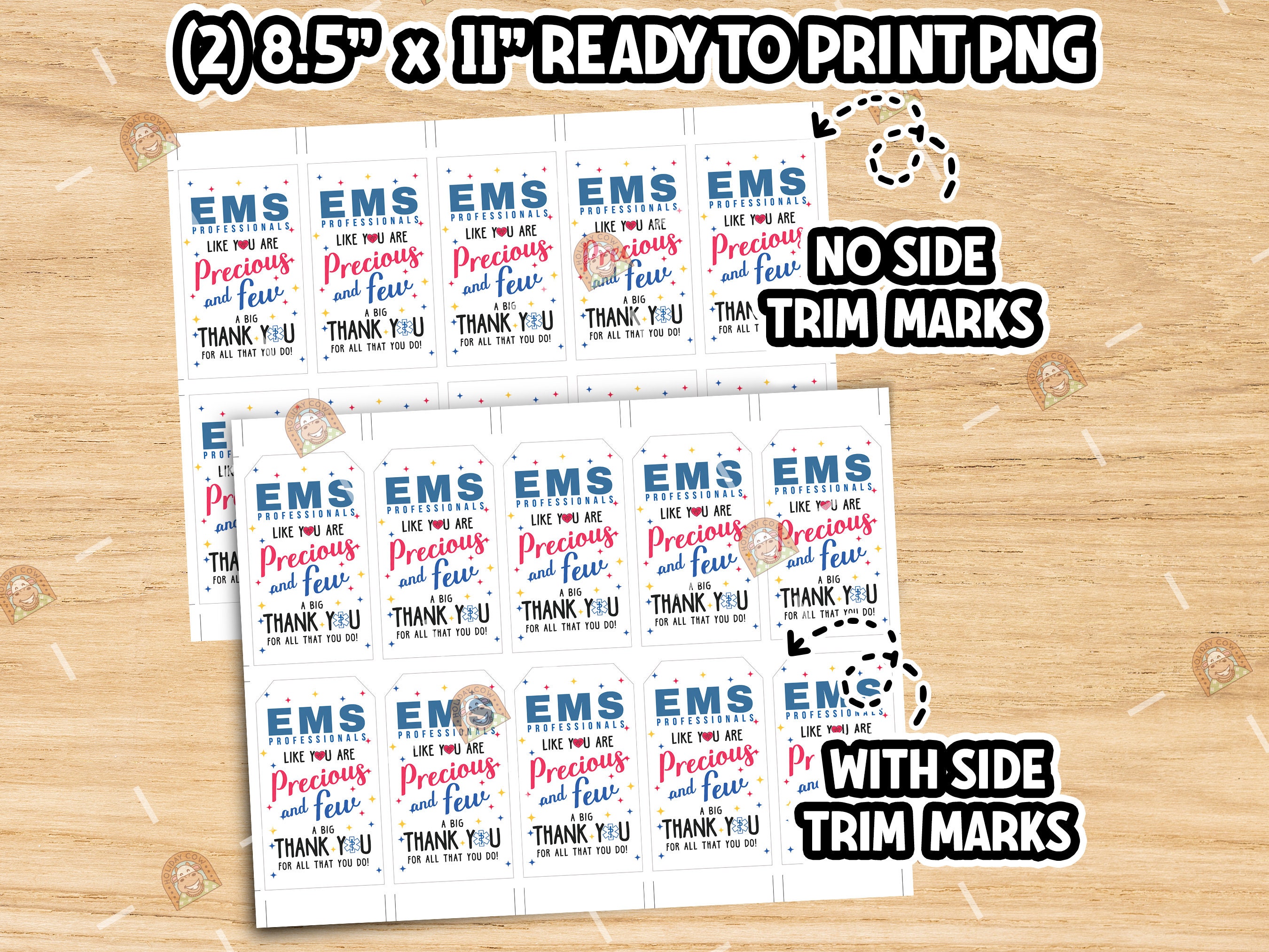 EMS Week Gift Tag, Ems Week Tag Printable, Ems Appreciation Tag ...