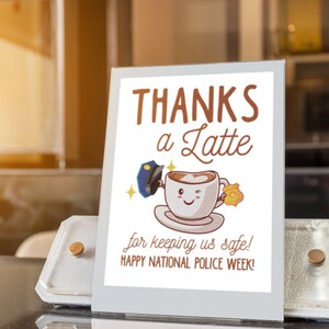 Police Week Card, National Police Officers Week Card Printable, Police ...