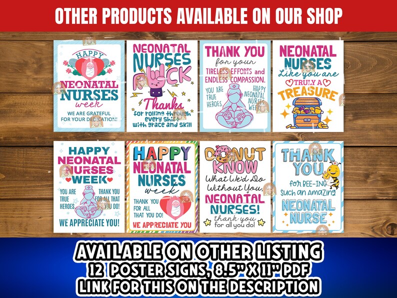Neonatal Nurses Week Card Printable, Neonatal Nurses Appreciation Gift ...