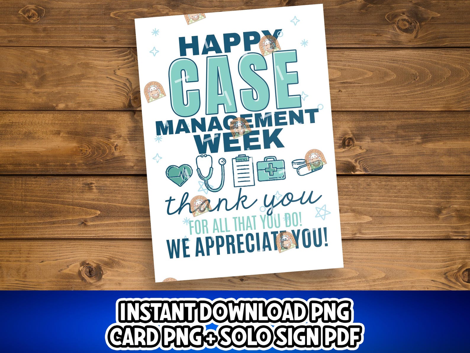 Case Management Week Sign Printable, Case Manager Gift, Thank You Case ...