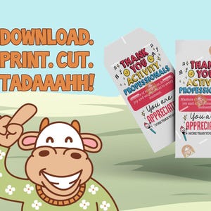 Activity Professionals Gift Tag, Printable Activity Professionals Week ...