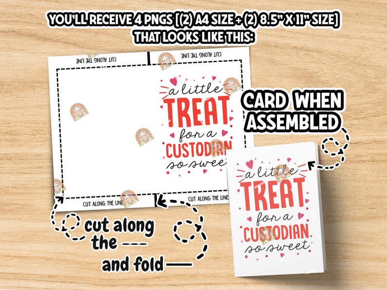 Custodian Valentine Gift, Printable Valentine Card for Custodian, Thank ...