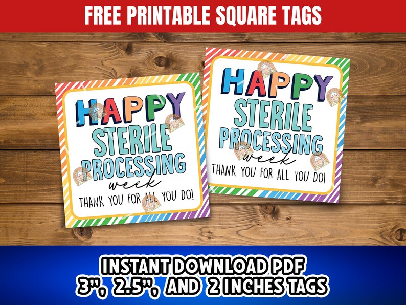 Sterile Processing Week Printable Signs, Sterile Processing Tech Gifts ...