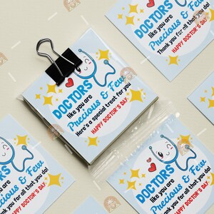 Doctor Appreciation Tags Printable, Doctor's Day Tag, National Doctor's ...