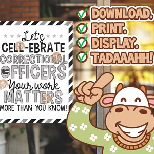 Correctional Officers Week Signs Printable, Correctional Officer Week ...