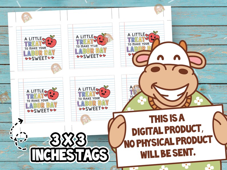 Labor Day Tag, Happy Labor Day Printable Tags, Labor Day Gift Tags ...