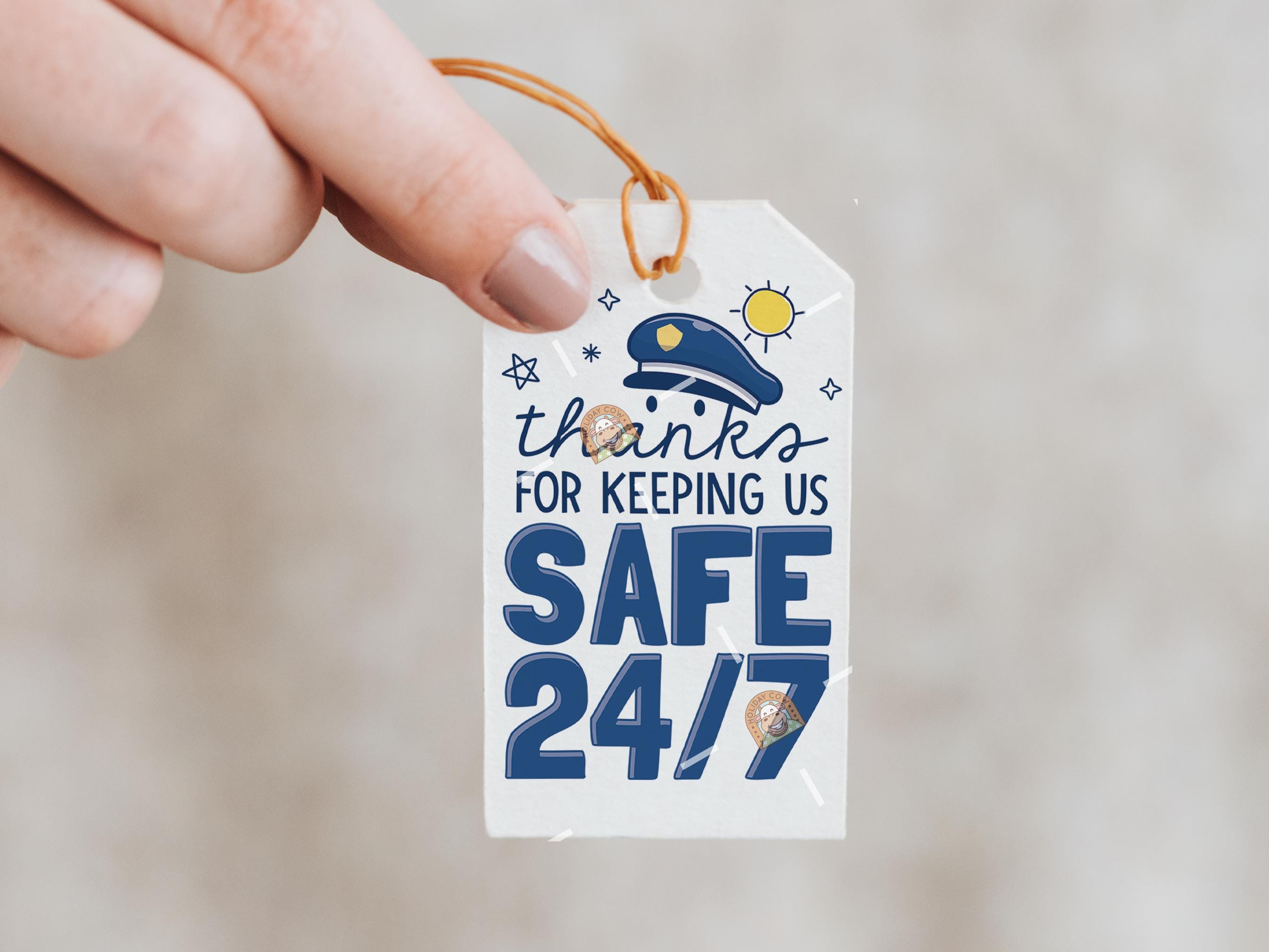 Security Officers Week Tags Printable, Police Officers Appreciation ...