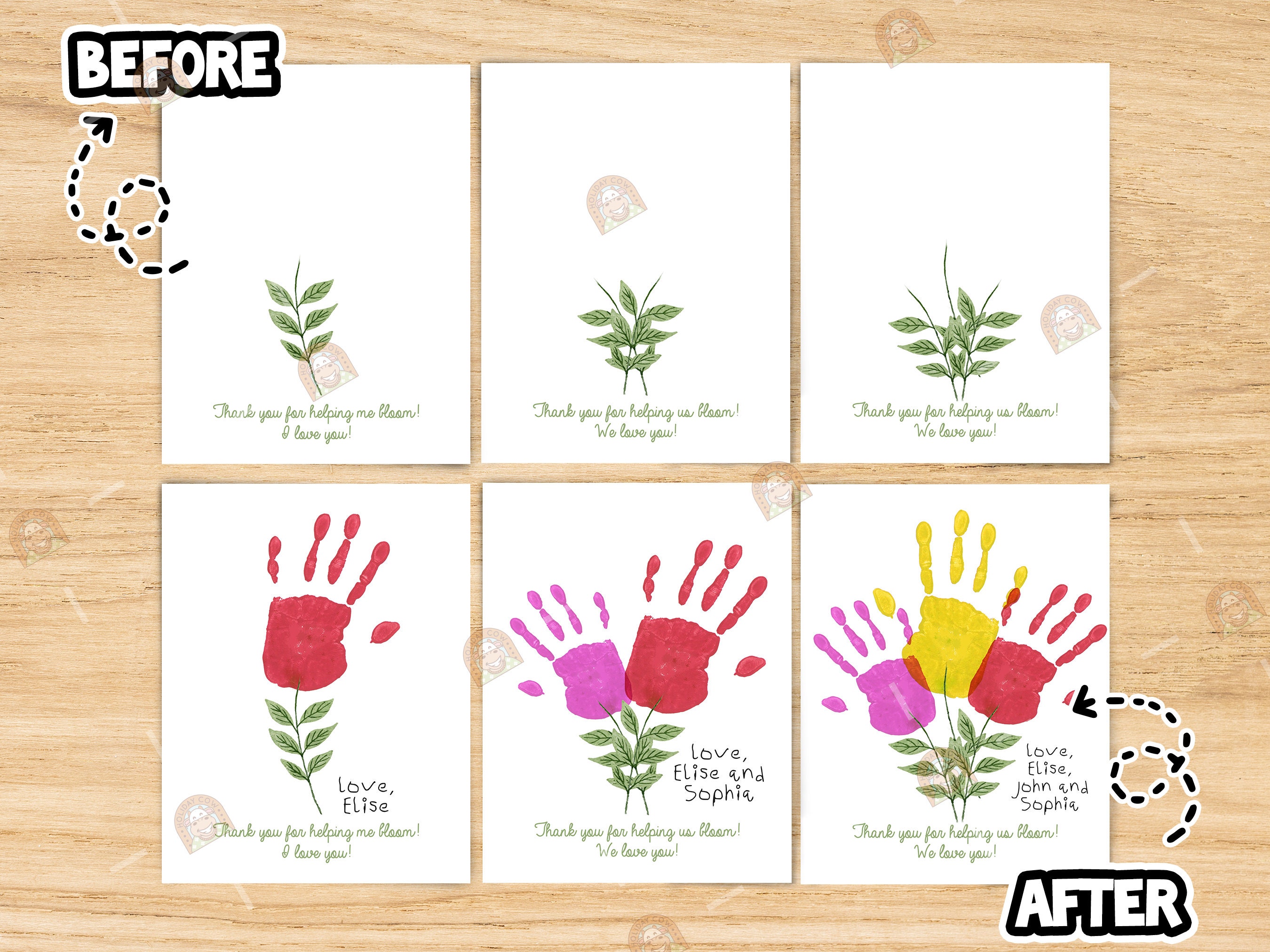 Valentine's Day Handprint Art Craft, Printable Mothers Day Activity ...
