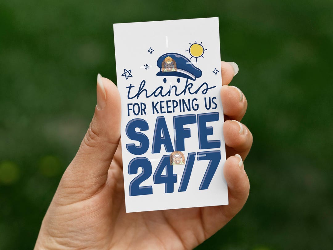 Security Officers Week Tags Printable, Police Officers Appreciation ...