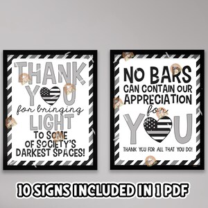 Correctional Officers Week Signs Printable, Correctional Officer Week ...