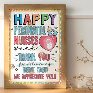 Perinatal Nurses Week Card Printable, Thank You Perinatal Nurse ...