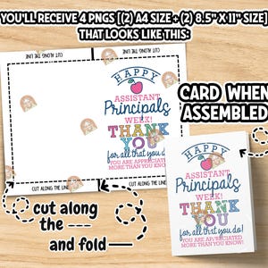 Assistant Principals Week Gift Printable, Assistant Principal ...