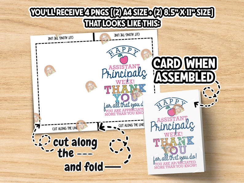 Assistant Principals Week Gift Printable, Assistant Principal ...