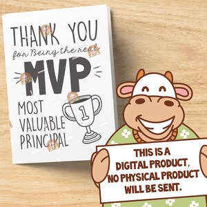 School Principal Gift, Printable Principal Appreciation Sign, National ...