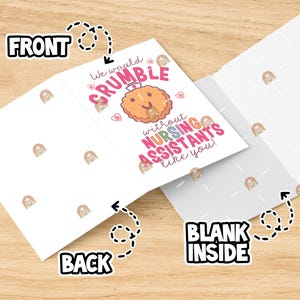 Nursing Assistant Gift, Printable CNA Week Gift, Thank You Nursing ...