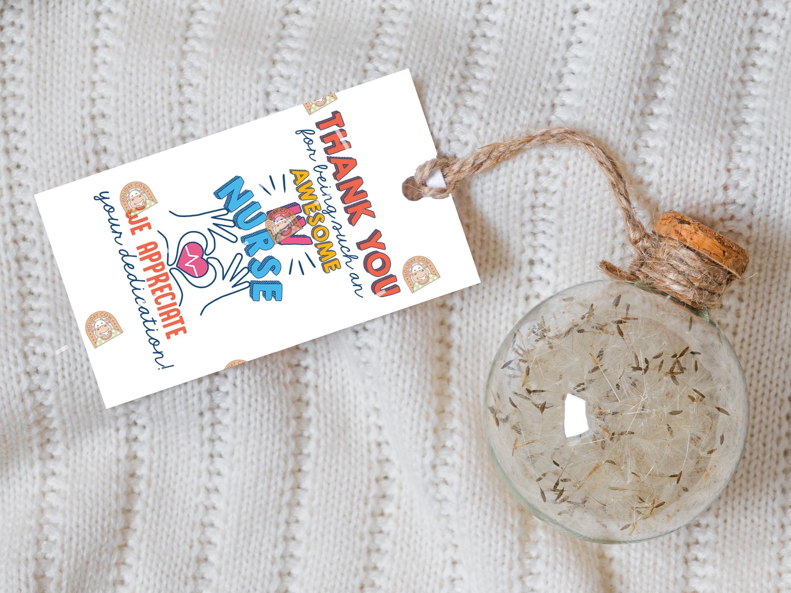 IV Nurse Gift Tag, Printable IV Nurses Day Tags, Thank You IV Nurse ...
