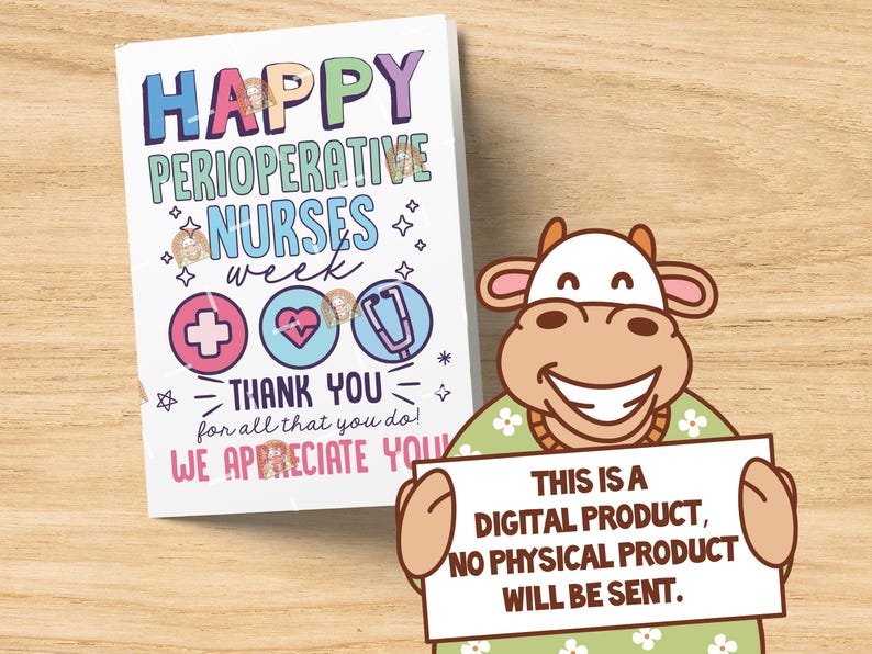 Perioperative Nurses Week Card Printable, Operating Room Nurse Week ...
