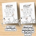 Pilot Card Printable, National Aviation Week Gift, Aviation ...