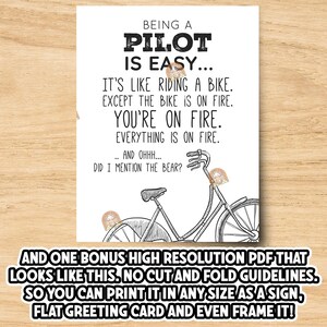 Pilot Card Printable, National Aviation Week Gift, Aviation ...