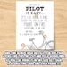Pilot Card Printable, National Aviation Week Gift, Aviation ...