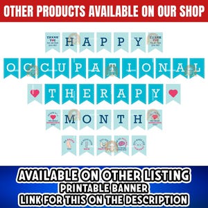 Printable Occupational Therapist Tag, Occupational Therapy Month Gift ...