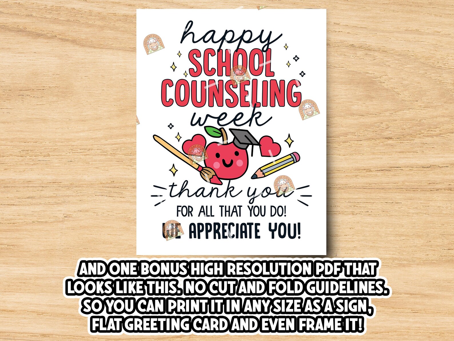 School Counseling Week Gifts, Printable National School Counselor Week ...