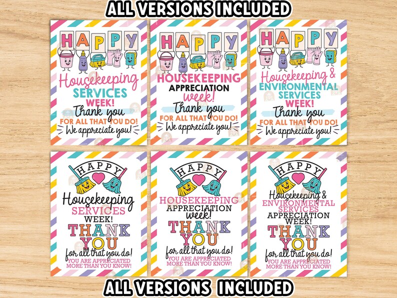 Housekeeping Week Signs Printable, Housekeeping Appreciation Week Decor ...