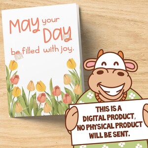 Happy May Day Printable Card, May Day Sign, May Day Decoration, May Day ...