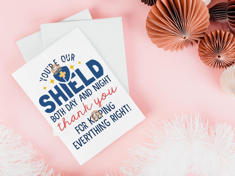 Thank You Police Officers Gift Printable, Hospital Security Officer ...