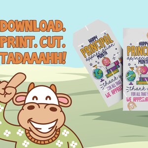 Principal Appreciation Month Tag Printable, National Principals Month ...