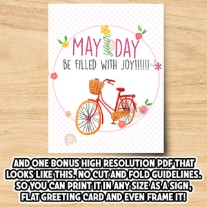 May Day Sign, Happy May Day Gift, Printable Card, Spring May Day Basket ...
