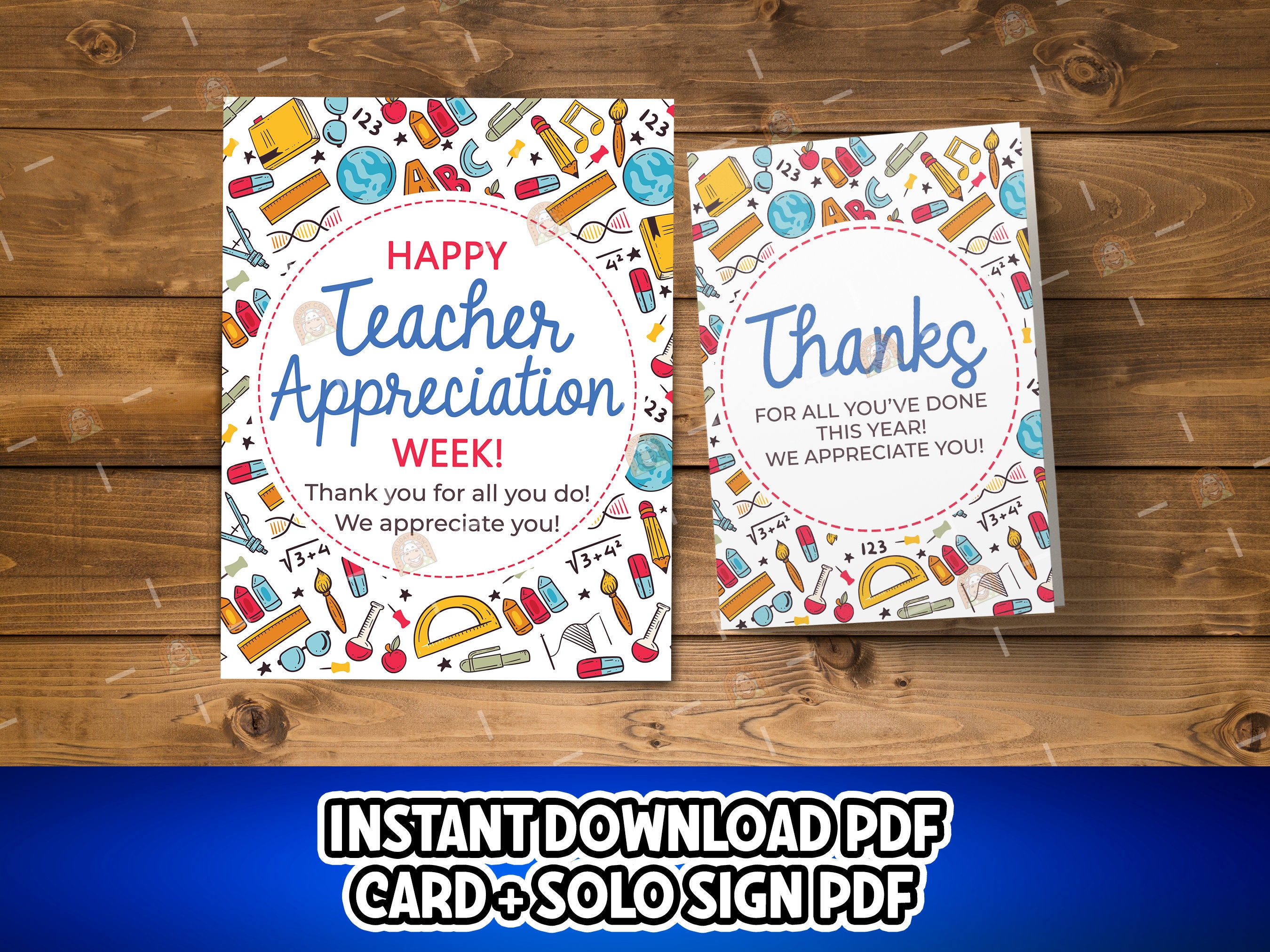 Teacher Appreciation Gift, Teacher Appreciation Card Printable, Teacher ...