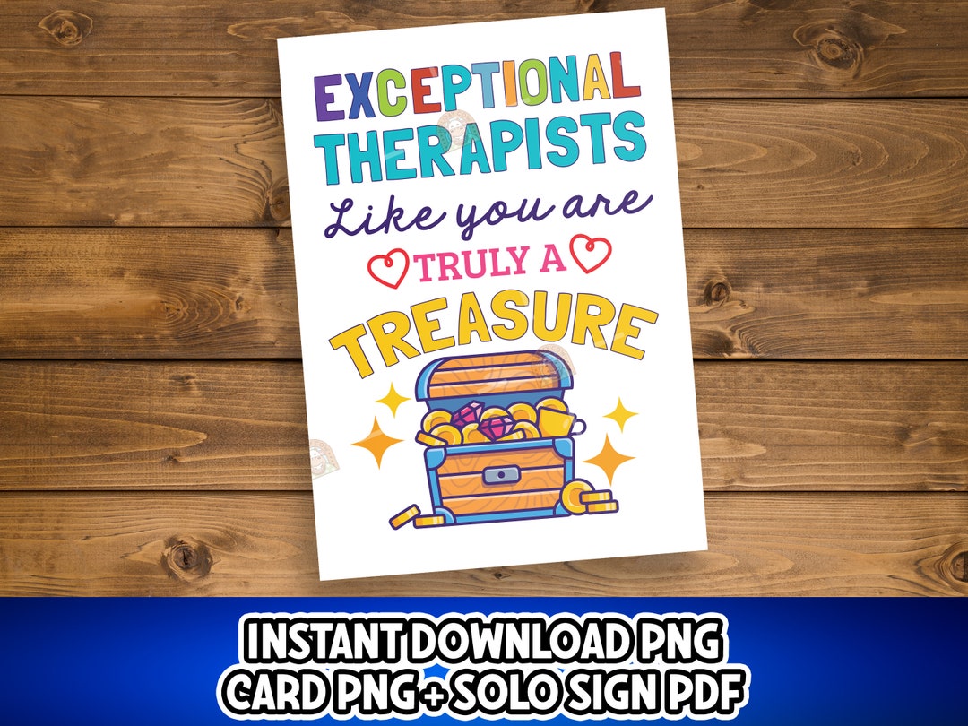Printable Recreational Therapists Card, National Therapeutic Recreation ...