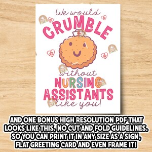 Nursing Assistant Gift, Printable CNA Week Gift, Thank You Nursing ...