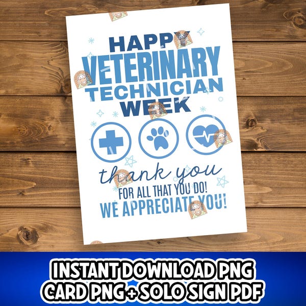 Vet Tech Week - Etsy