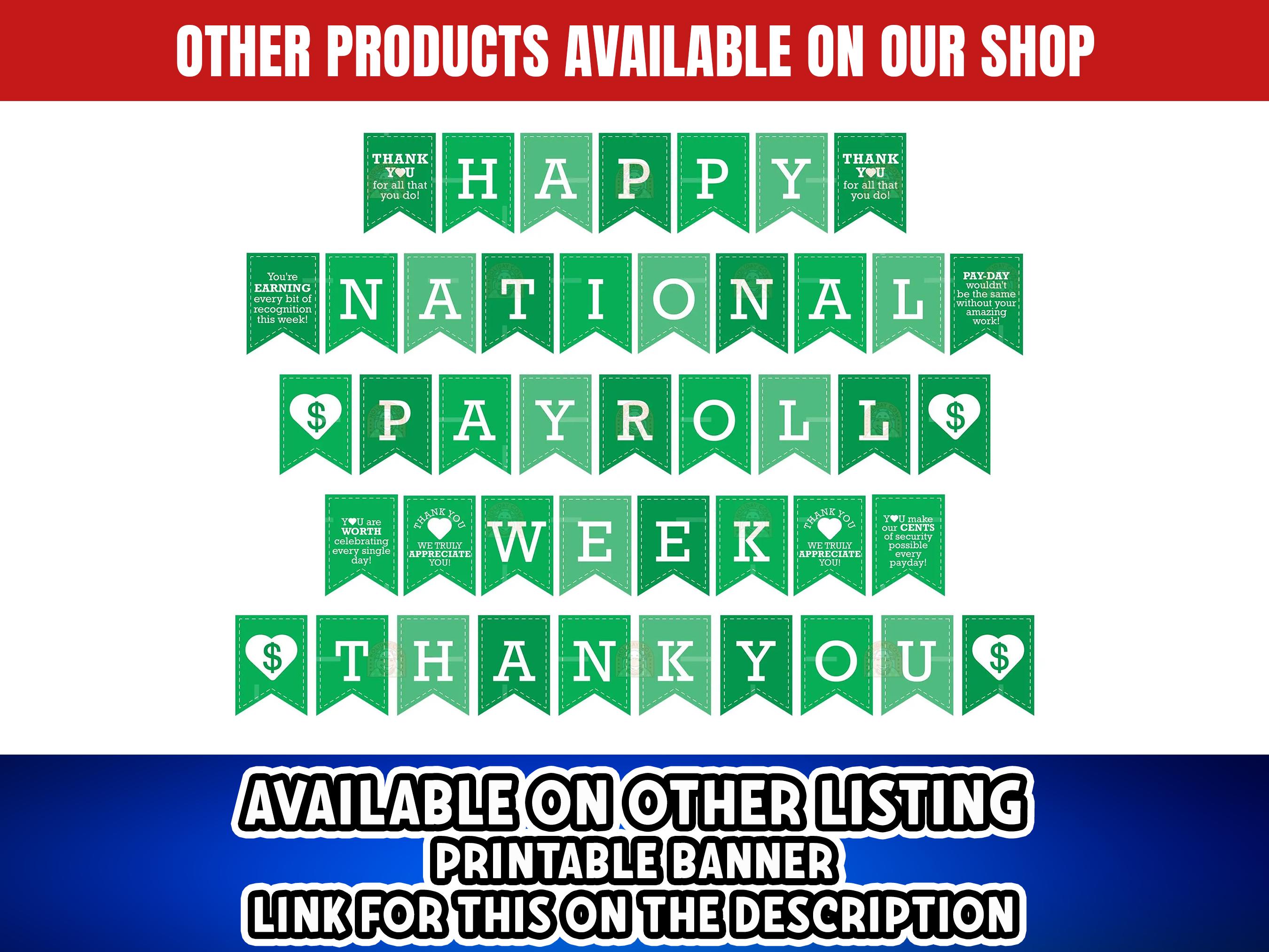 Funny Payroll Gift Printable, National Payroll Week Sign, Payroll ...