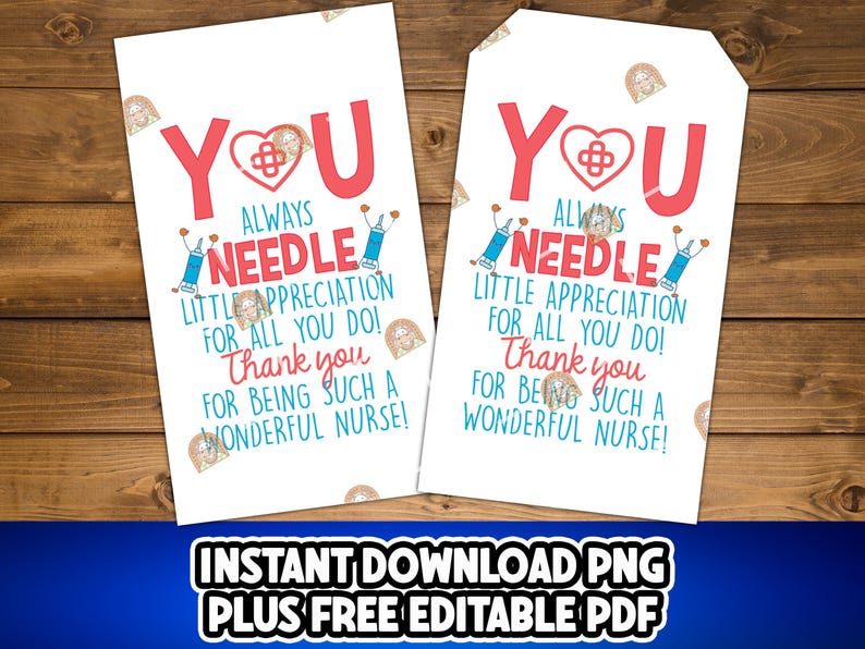 Nurse Gift Tag Printable, Nurse Appreciation, School Nurse Day Tag for ...
