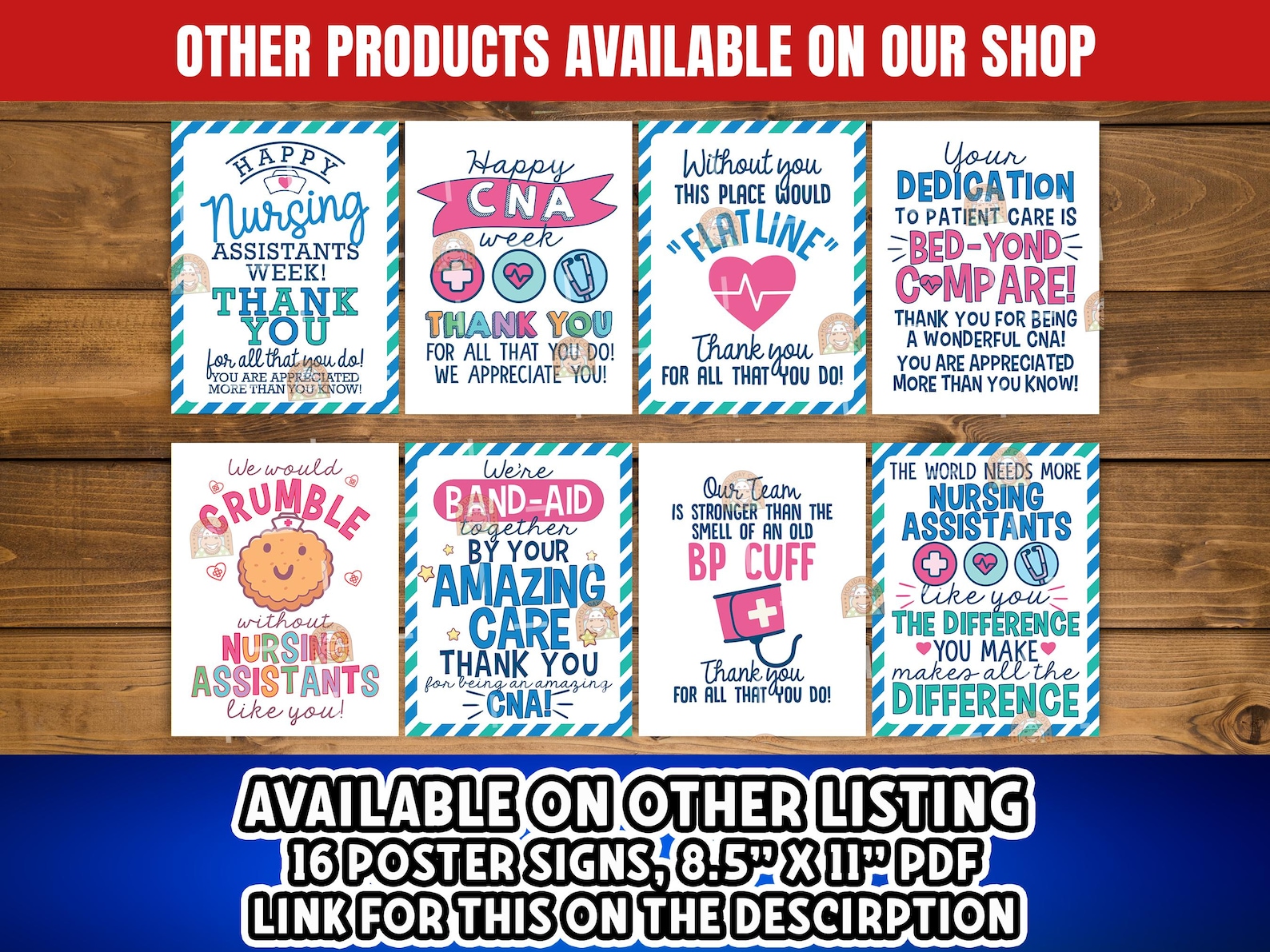 Nursing Assistant Gift, Printable CNA Week Gift, Thank You Nursing ...