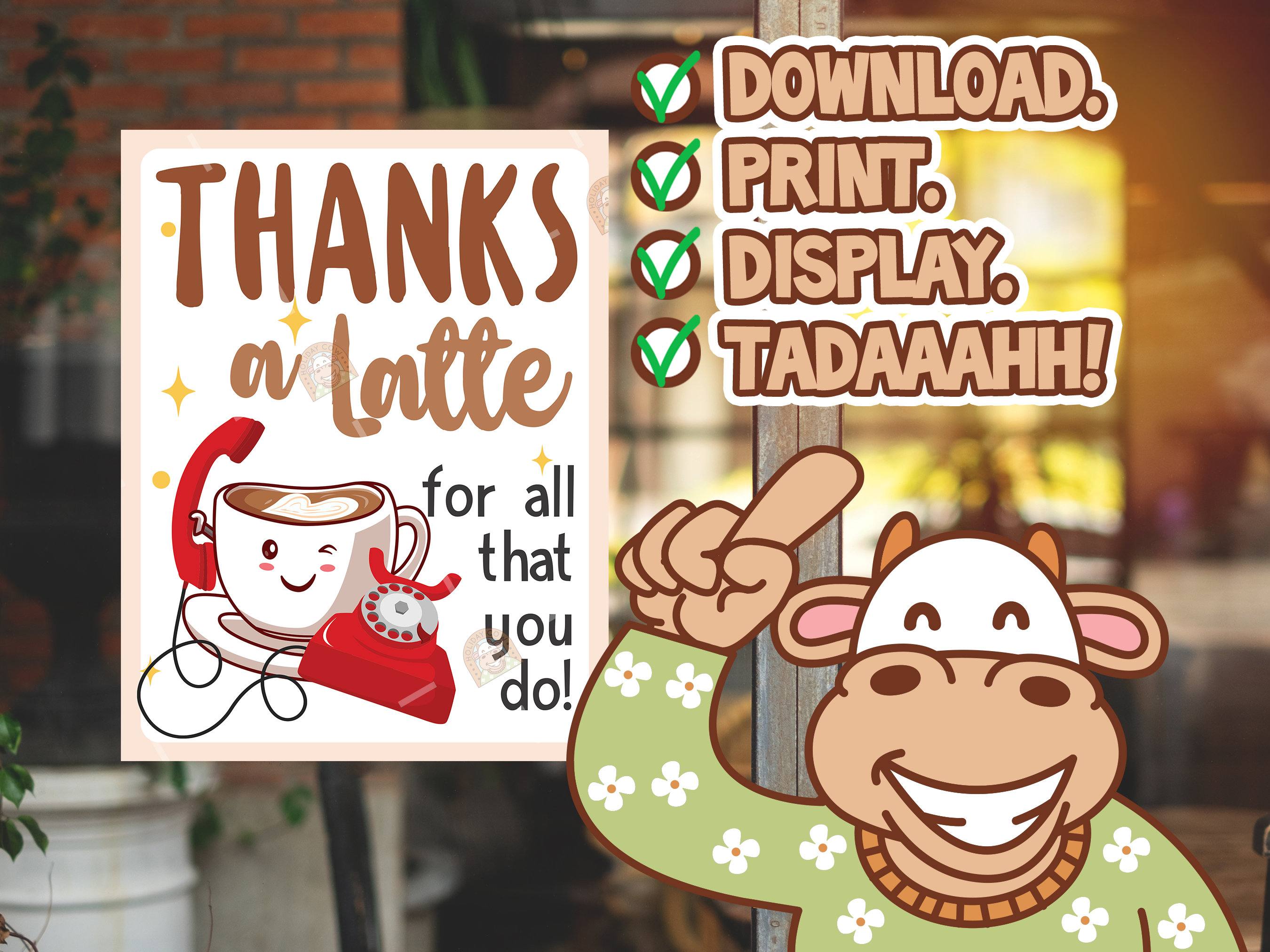 Receptionists Sign Bundle, Printable Happy Receptionists Day Poster ...