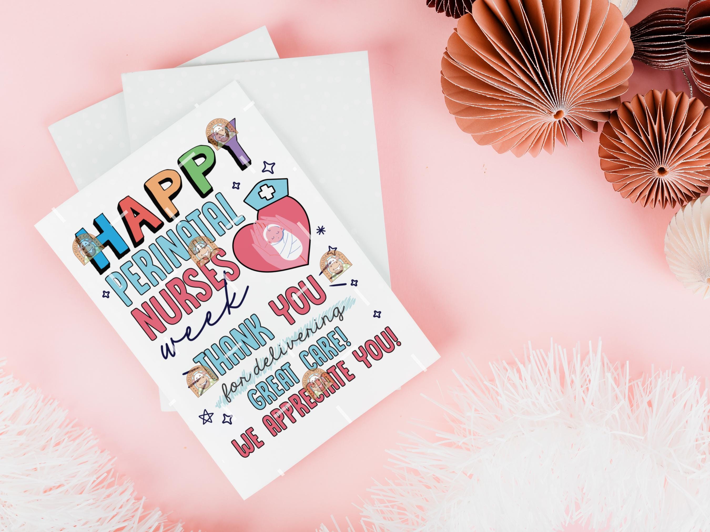 Perinatal Nurses Week Card Printable, Thank You Perinatal Nurse ...