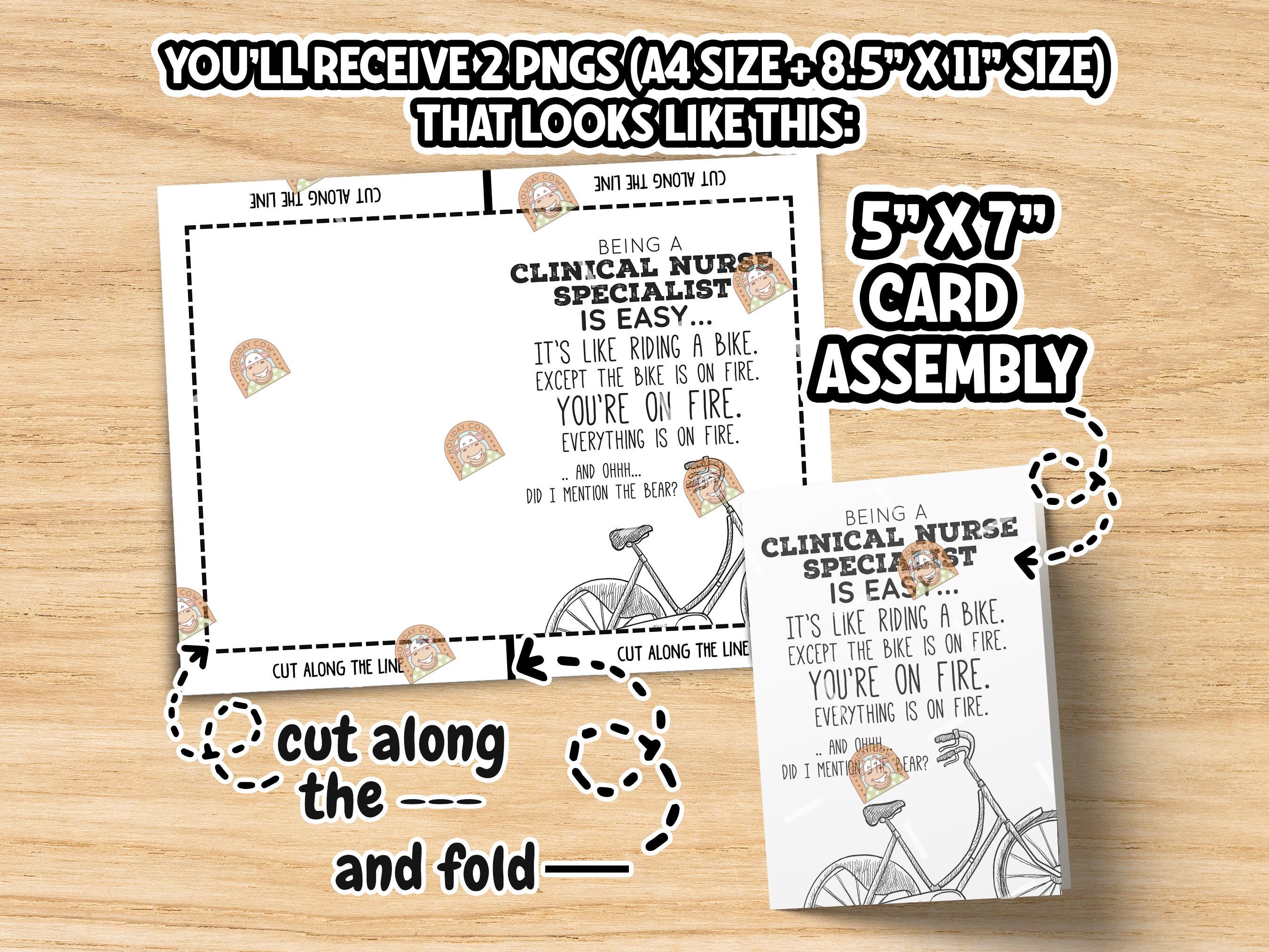 CNS Week Card Printable, CNS Thank You Card, Clinical Nurse Specialist ...