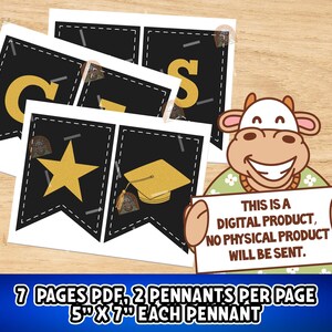 Graduation Class of 2025 Banner, Printable Grad Banner for Graduation ...