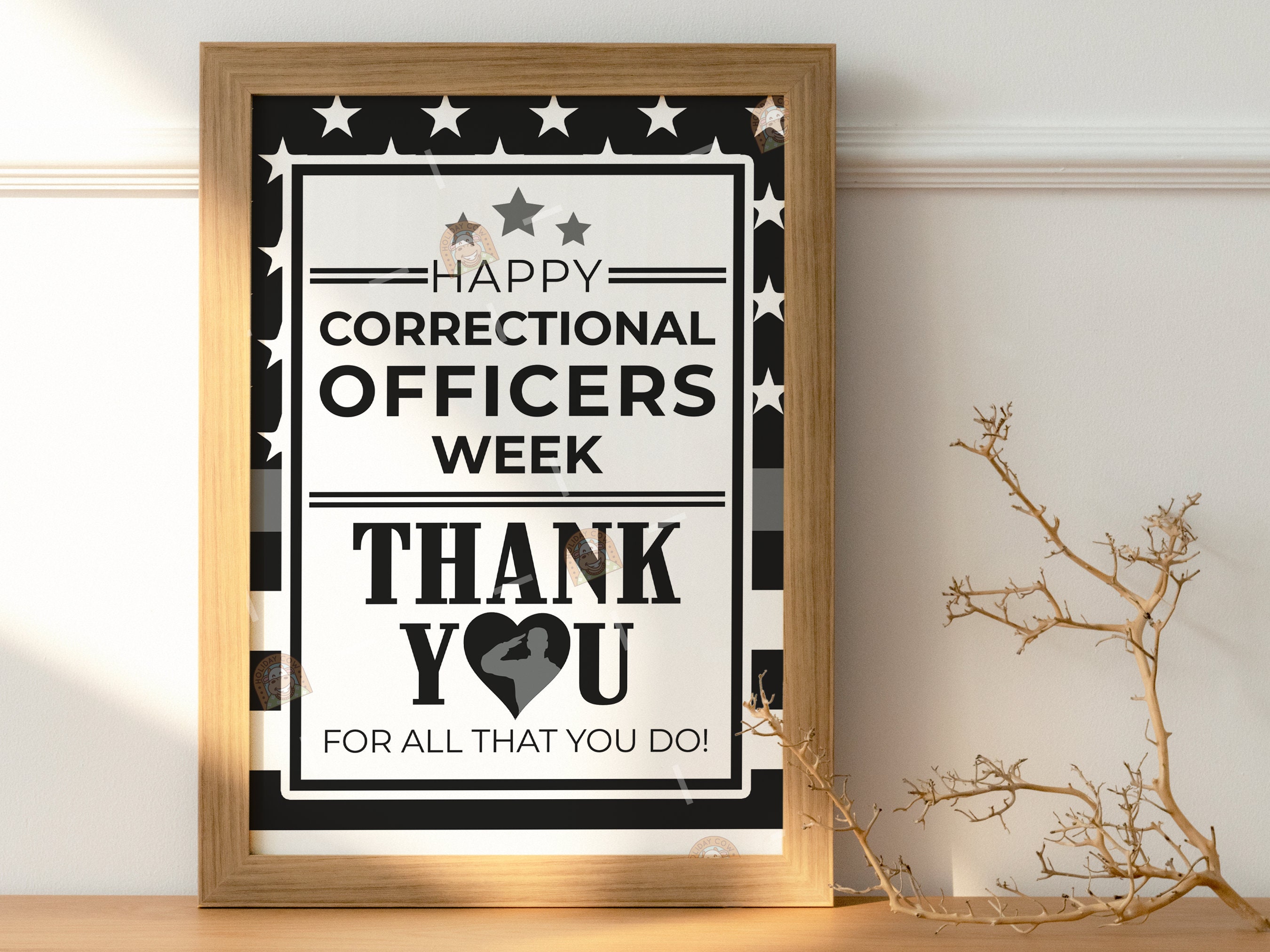Correctional Officers Week Gift Printable, Correctional Officer Week ...