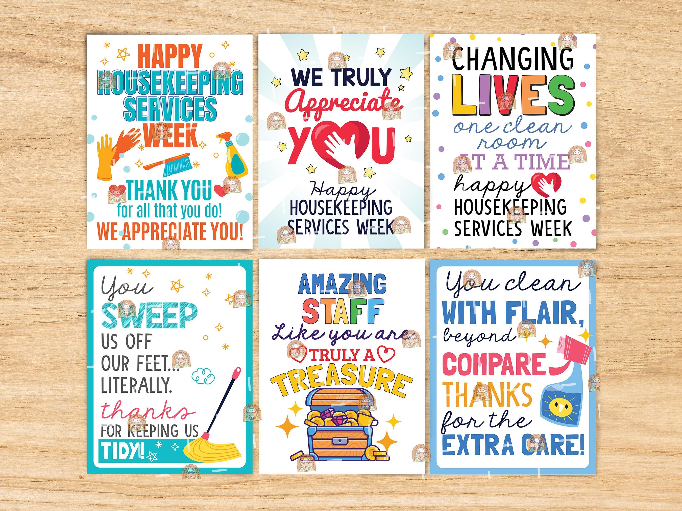 Housekeeping Week Sign Printable, Housekeeping Appreciation Week Sign ...
