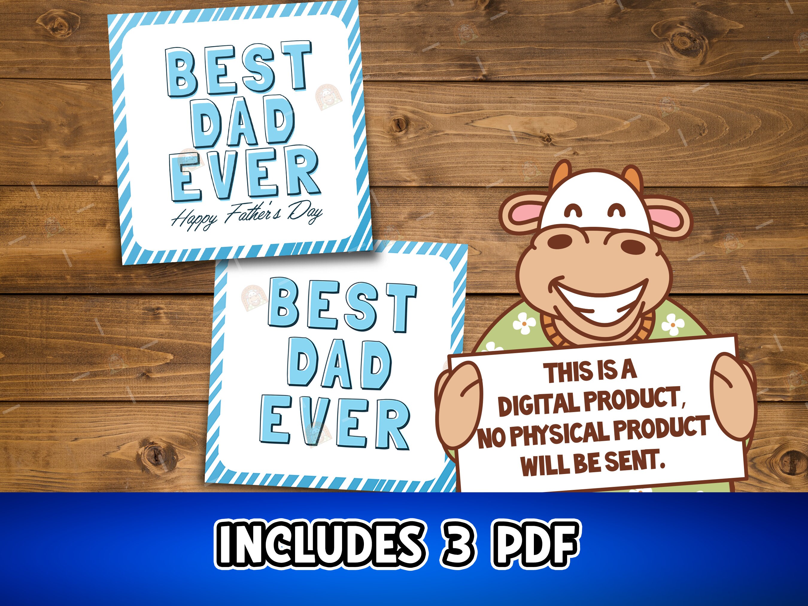Fathers Day Tags Printable, Happy Fathers Day Gift Tags, Fathers Day ...