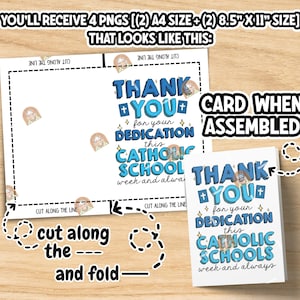 Catholic Schools Week Card Printable, Catholic Schools Week Gift ...