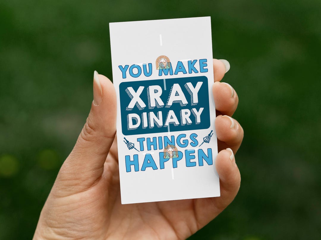 Xray Tech Week Gift Tag Printable, Xray Tech Gift Tag Thank You Xray ...